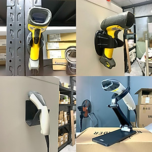 2PACK YS2308-11 Multi-Purpose Barcode Scanner Holder Barcode Reader Bracket Compatible for Symbol Zebra Honeywell Intermec Motorola Yanzeo and Most Model