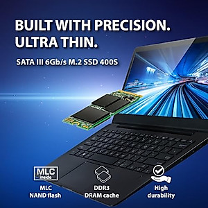 Transcend 32GB MTS400S M.2 2242 SATAIII SSD, Internal Solid State, Compatible with Laptop & PC Desktop, MLC - TS32GMTS400S