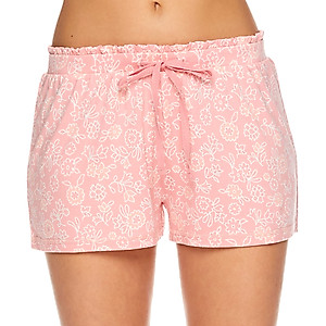 U.S. Polo Assn. Summer Pajamas for Women – T-shirt and Pajama Shorts for Women - PJ and Lounge Set (Pink2, Large)