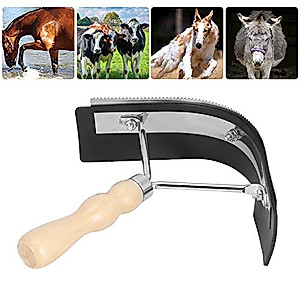 Haowecib Horse Grooming Tool, Farm Supplies, Sweat Scraper, Horse Grooming Care Aid, for Fram Horses