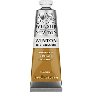 Winsor & Newton Winton Oil Color, 37ml (1.25-oz) Tube, Yellow Ochre