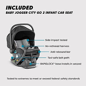 Baby Jogger® City Mini GT2 All-Terrain Travel System, Black