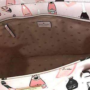 Kate Spade Pop Fizz Champagne Print Margareta Tote Bag, Pink