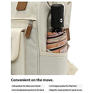 HotStyle ROXXA Tote Backpack, Doctor-bag Style Fashion Bookbag, Chardon