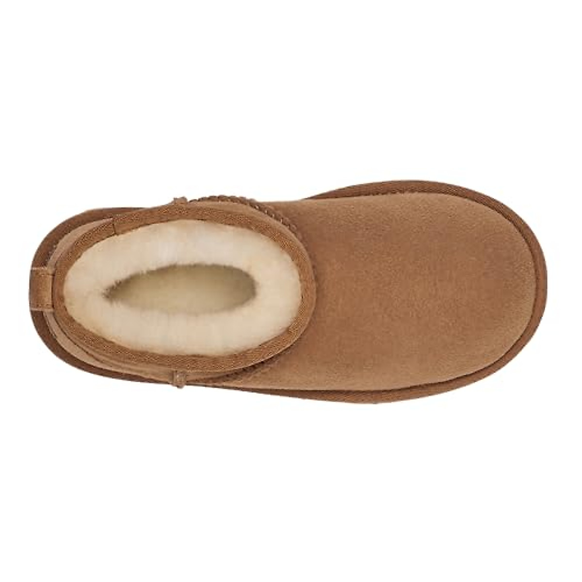 UGG Unisex-Child Classic Ultra Mini Boot, Chestnut, 4