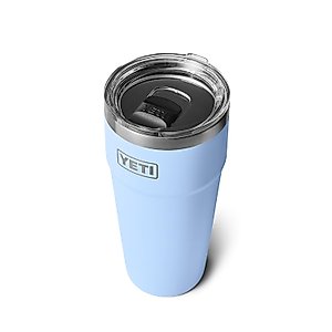YETI Rambler 30 oz Stackable Tumbler, Stainless Steel, Vacuum Insulated with MagSlider Lid, Big Sky Blue