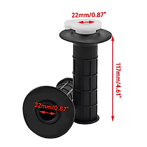 22mm Throttle handle Grips for CT200U Trail200 Trail Mini Bike 196cc Mini Scooter Motovox MBX10 MVX70 MVX125 97cc 2.8hp Mini Baja Doodlebug Doodle Bug Db30 Dirt Pit Mini Bike