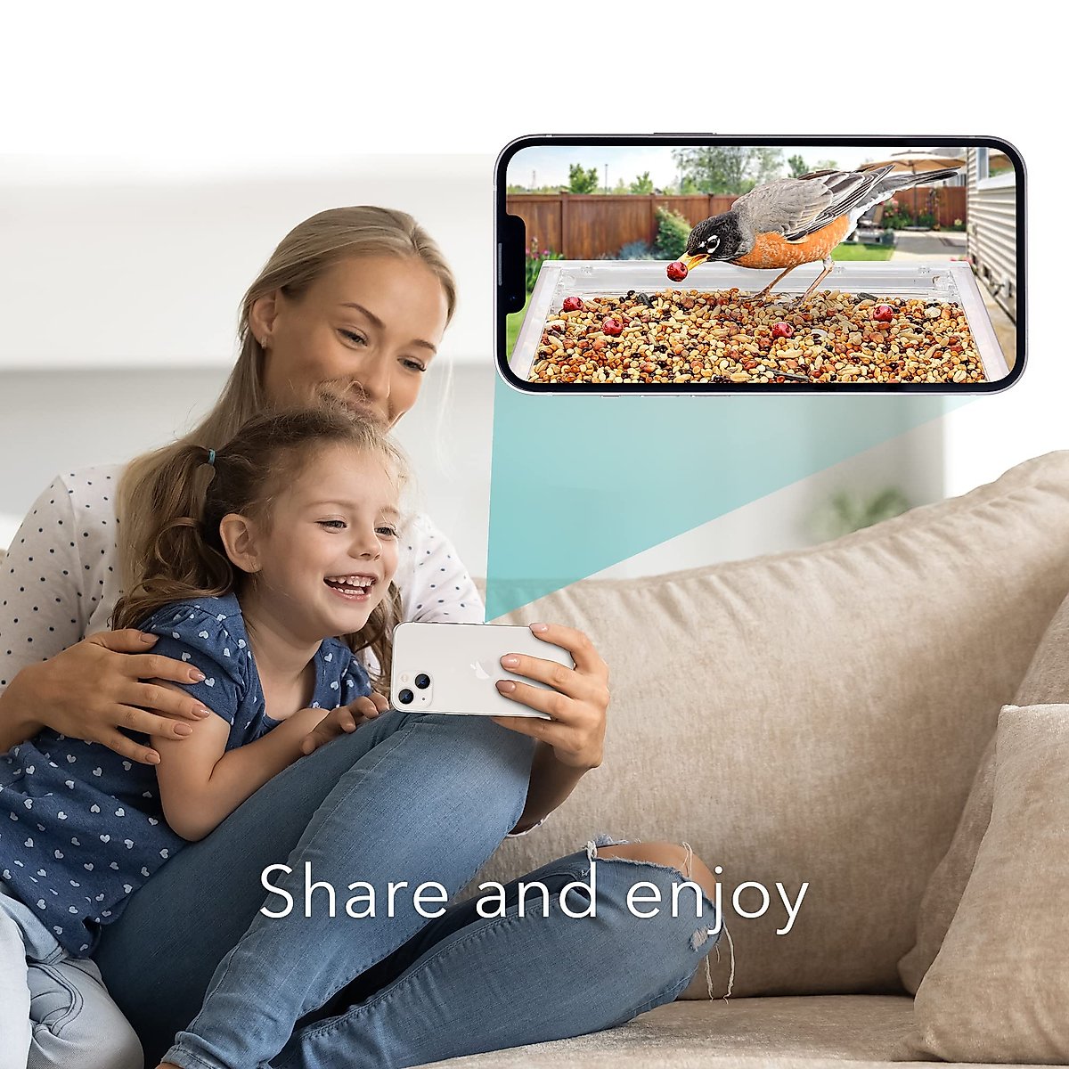 Wasserstein Bird Feeder Camera Case Compatible with Blink, Wyze, and Ring Camera for Bird Watching with Your Security Cam - (Camera NOT Included)