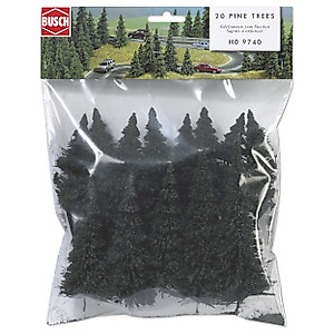 Busch 9740 Pine Tree Set 20/ HO Scenery Scale Model Scenery