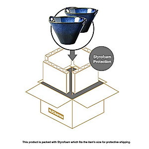 uniidea Ceramic Ramen Bowl,Noodle Bowls 20oz Porcelain Ramen Bowls for Soup,Noodle,Pho,Udon,2 Sets (6 Pieces)