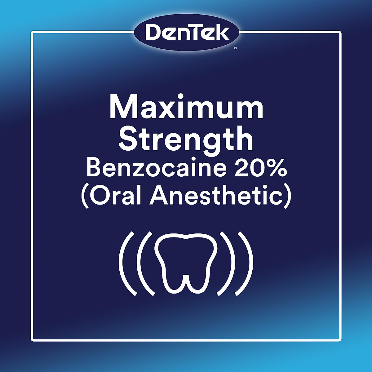 DenTek Instant Oral Pain Relief Maximum Strength Kit for Toothaches | 50 Count