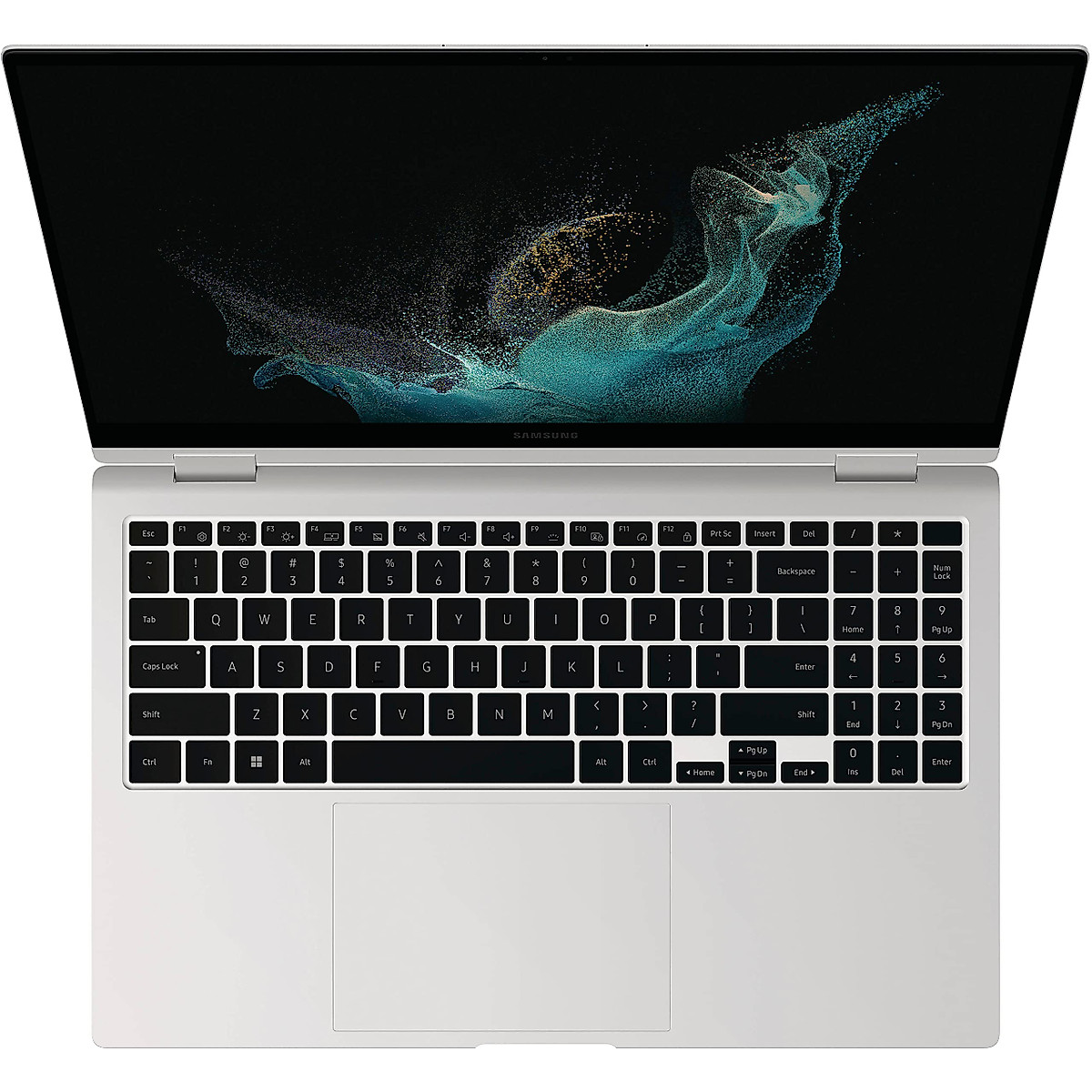 Samsung Galaxy Book2 Pro 360 15 2-in-1 Laptop 15.6" FHD AMOLED Touchscreen Intel 12-Core i7-1260P 16GB RAM 2TB SSD Backlit Fingerprint Thunderbolt USB-C HDMI Pen Win11 Silver