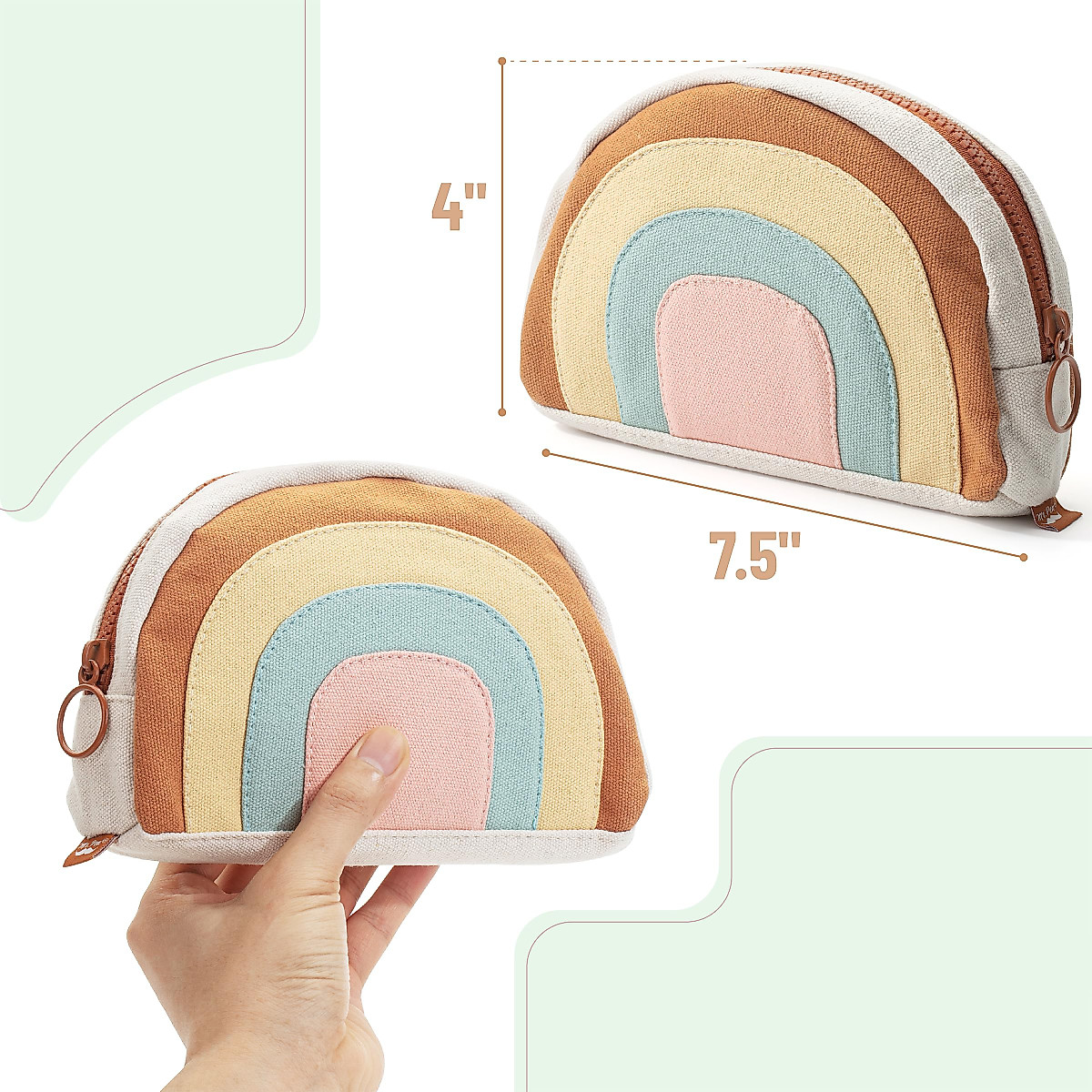 Mr. Pen- Boho Pencil Case, Large Capacity Pencil Pouch, Pencil Bag, Pen Case, Pen Pouch, Pen Bag, Pencil Pouches, Pencil Bags, Rainbow Pencil Case, School Pencil Case, College Pencil Case