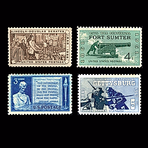 American Coin Treasures 150th Anniversary Civil War Commemorative Stamp Collection