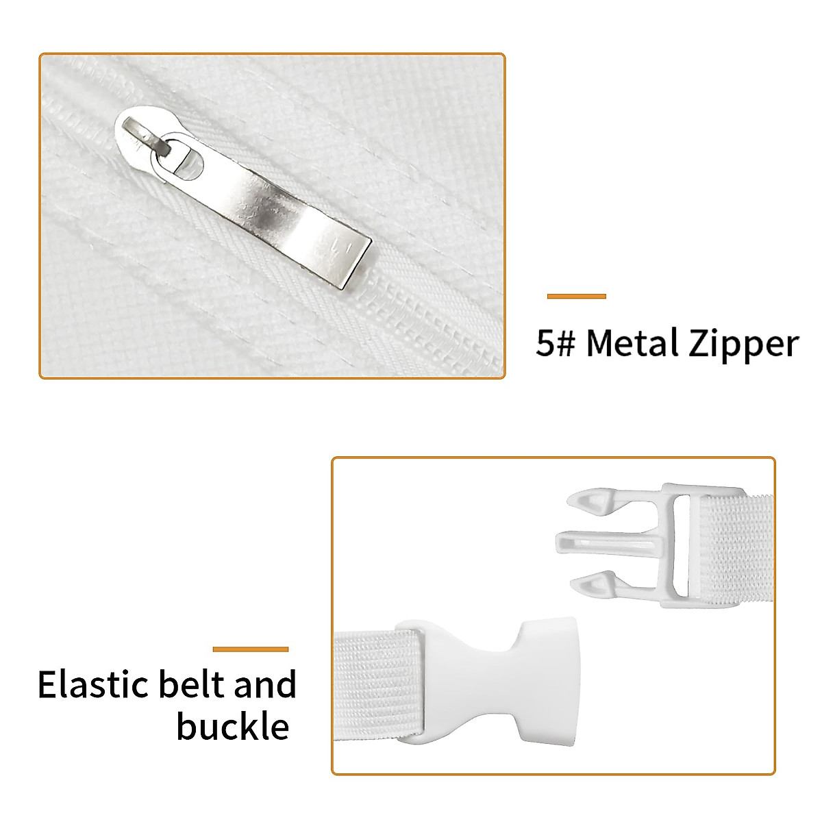 Portable Wedding Dress Garment Bag, 72 Inch Trifold Bridal Dress Bags for Gowns Long with Pockets and Handles, 10" Gusseted Dress Cover for Wedding Dress with Buckle