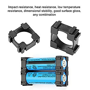 100Pcs Li-ion Battery Holder Stand Cylindrical Battery Pack Bracket Safety Anti Vibration Plastic Case Box