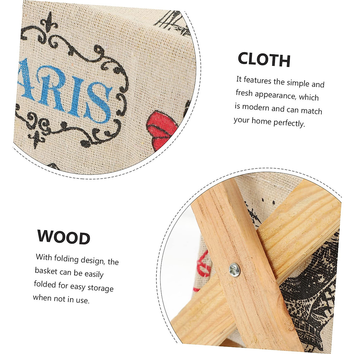 Fabric Basket Small Plastic Storage Box Storage Bins for Collapsible Bookshelves Cube Storage Organizer Fabric Storage Cubes Wicker Foldable Stationary Holder Desktop Basket