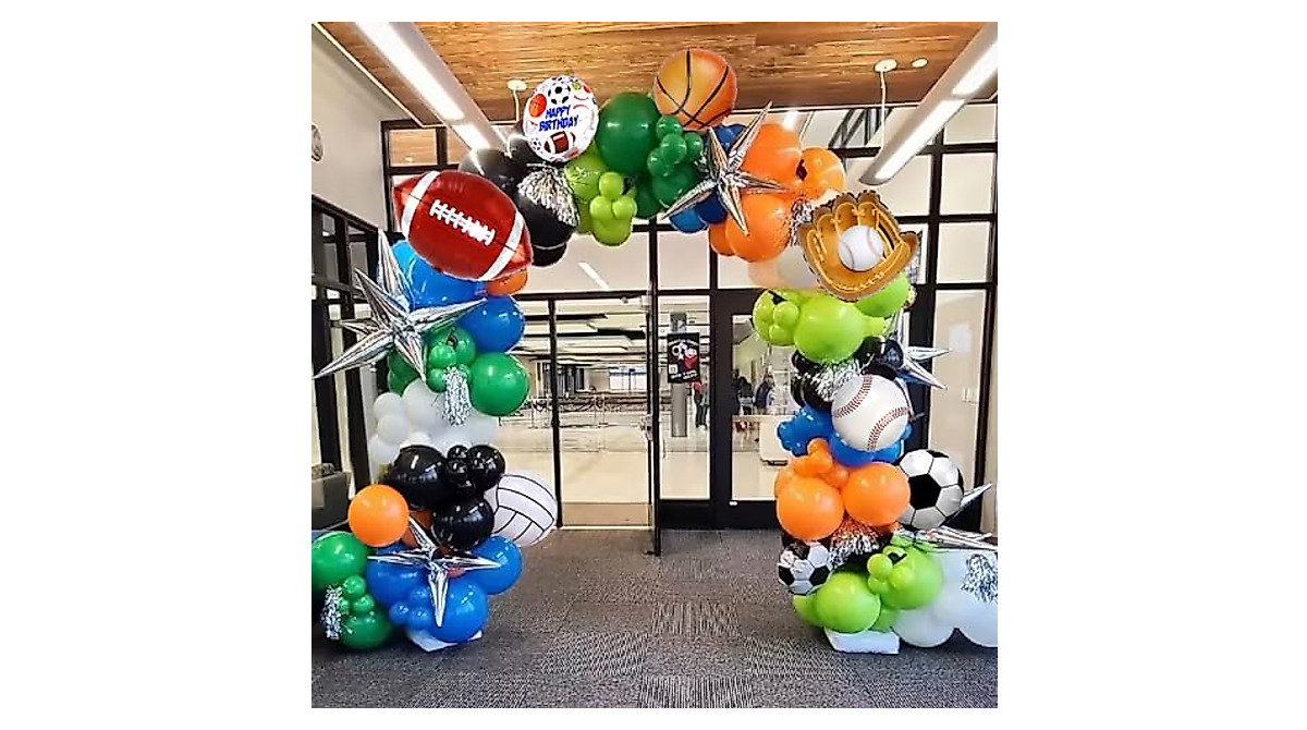 Sports Party Decorations Kit - 156 Pcs for Sports Themed Birthdays