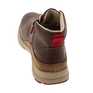 UGG K Canoe III Weather Sneaker, Walnut/Samba RED Leather, 5 US Unisex Big Kid