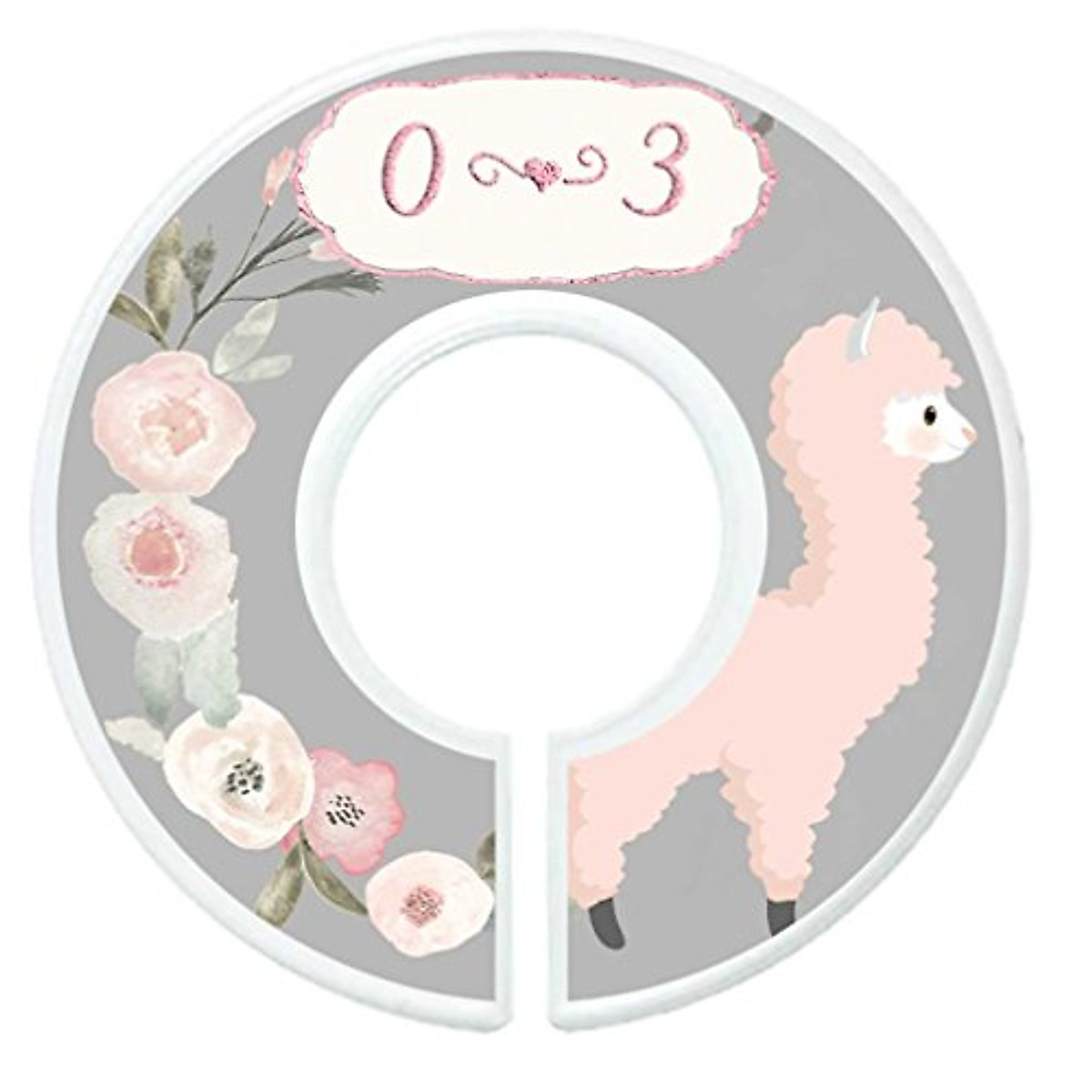 Mumsy Goose Nursery Closet Dividers Closet Organizers Baby Girl Clothes Dividers Llamas