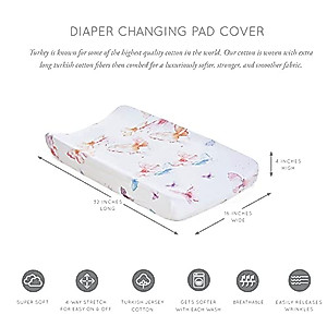Oilo Changing pad Cover for Baby | Universal Tray Table mat | Cozy, Soft, Washable, Waterproof Diaper Change Sheet Crib mat | Infant/Toddler Diaper Changing Cover| Newborn Nursery pad Change Cover