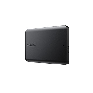 Toshiba Canvio Basics 2TB Portable External Hard Drive USB 3.0, Black - HDTB520XK3AA