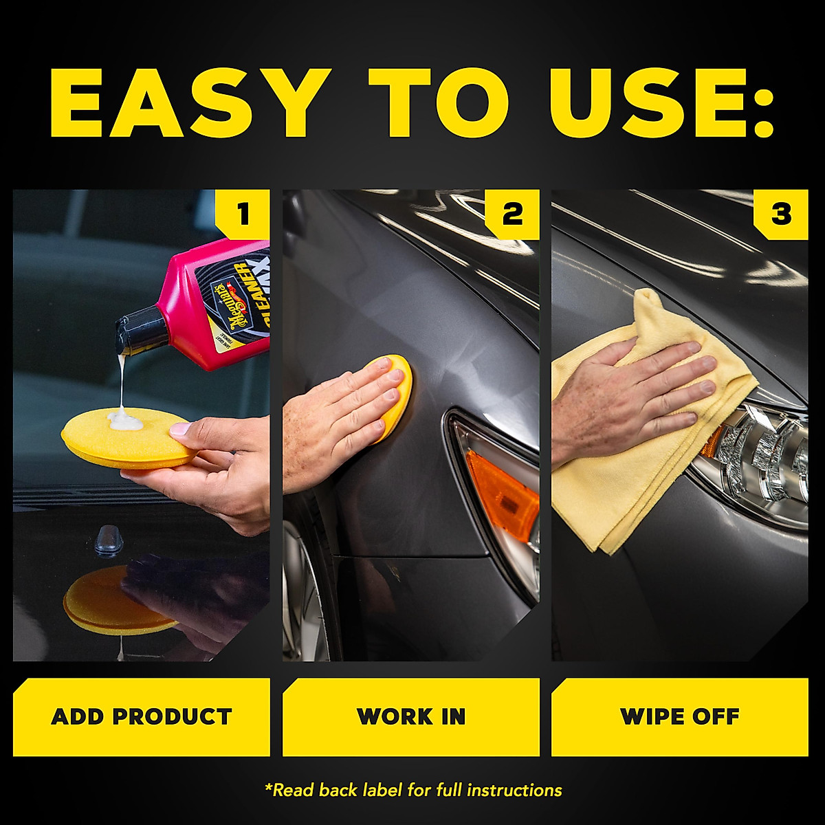 Meguiar's A1216 Cleaner Wax - 16 Oz Bottle