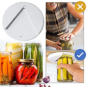Jar Opener for Weak Hands -Single Hand Under Cabinet Lid and Bottle Opener Gripper Mason Jar Opener for Seniors with Arthritis Easy to Use