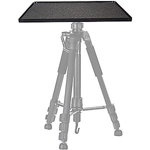 Coret Projector Tray, Laptop Tray Platform Holder Pallet for 3/8" or 1/4" Screw Tripod Stand Mount Widely Use in Classrooms, Meeting Rooms,Stage,Studio, Outdoor (9 x 13 inch)