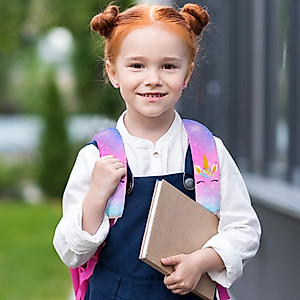 FIODAY Car Seat Belt Cover for Kids Cute Unicorn Seat Belt Cushion Baby Seatbelt Covers Adjust Car Seat Strap Covers Head Neck Shoulder Support Protector Strap Pads for Girls Boys, 2 Pack Purple