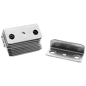 FMHXG 10pcs Angled Drawer Lock Strike Plate for Home Office Cabinet Cupboard Drawer Door Furniture Connector Hardware Fastener