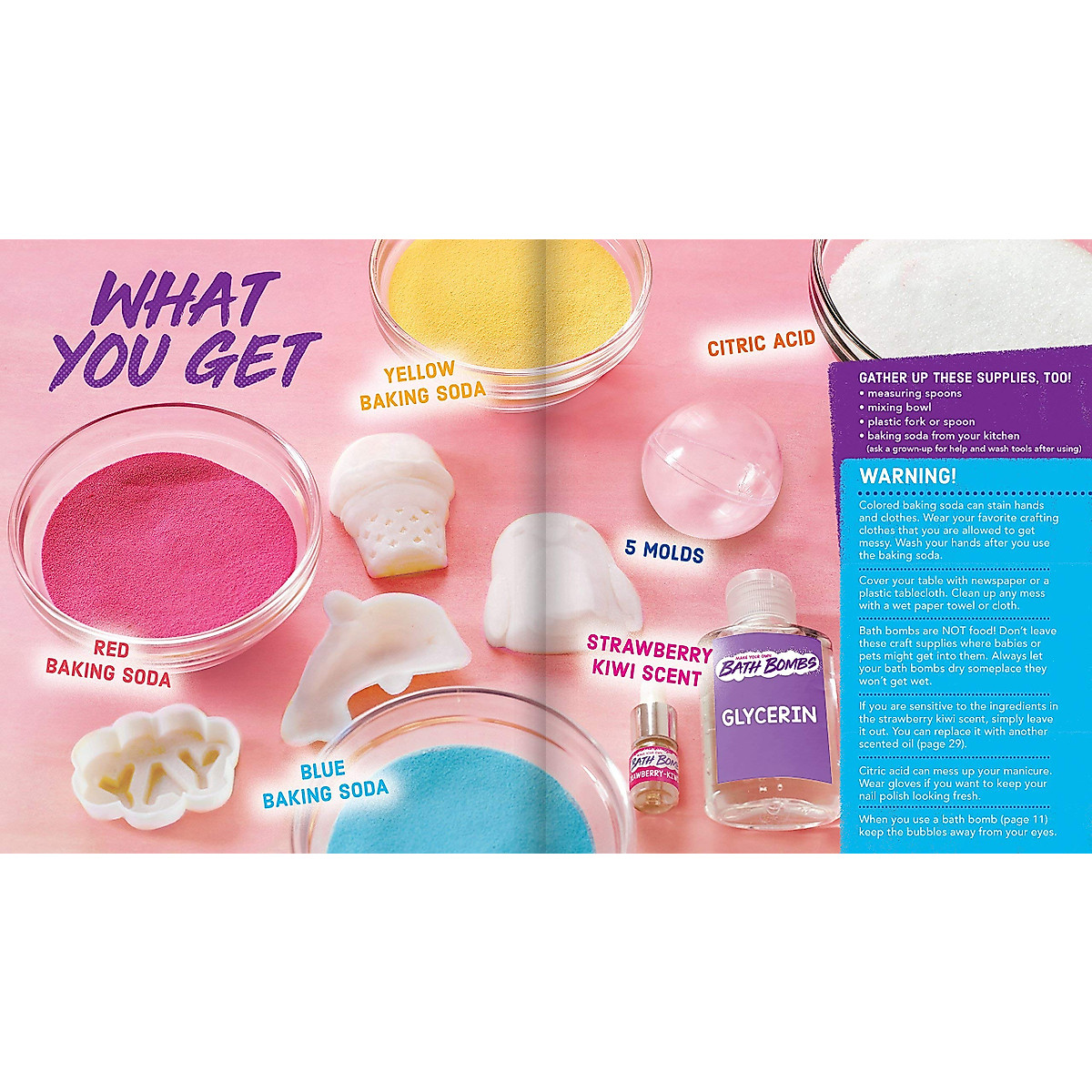 KLUTZ Make Your Own Bath Bombs Activity Kit