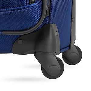 SwissGear Sion Softside Expandable Luggage, Blue, Checked-Large 29-Inch