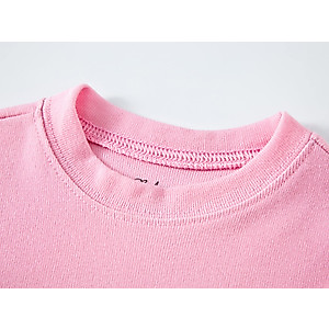 Babyroom Girls Matching Doll&toddler 4 Piece Cotton Pajamas Toddler Unicorn Sleepwear size 7 Pink