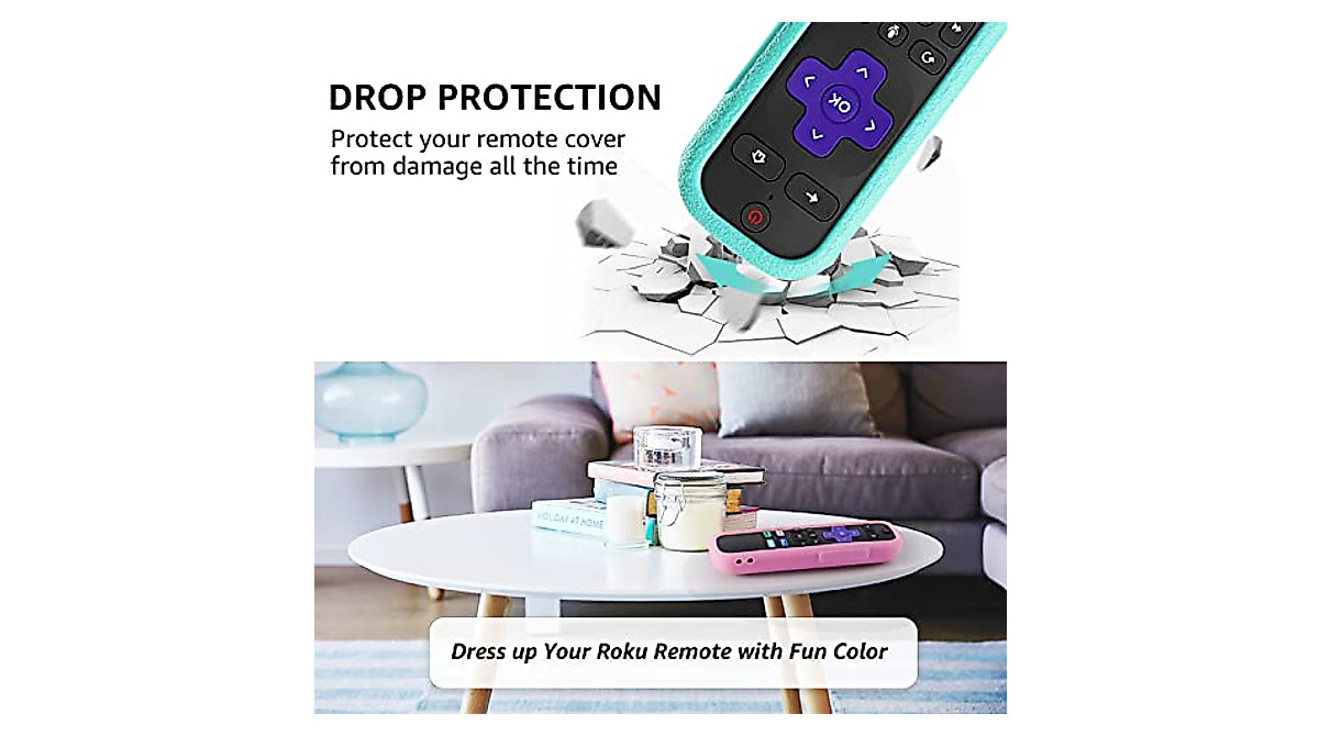 Roku Remote Cover 3 Pack | Glow Silicone Protective Case