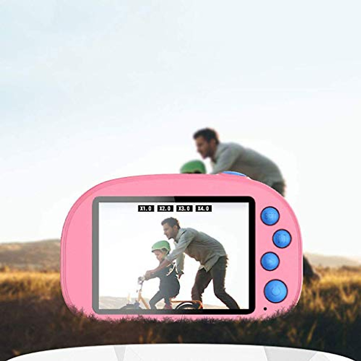 LKYBOA Children's Digital Camera - Small SLR Toy Touch Screen Kids Camera (102 * 64 * 35mm) (Color : A)