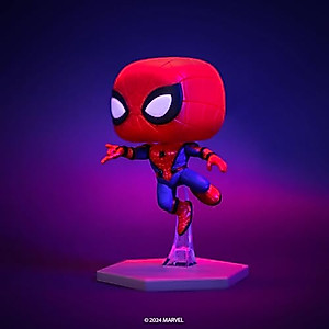 Funko POP! Marvel: Civil War Build A Scene - Spider-Man - Captain America - Collectable Vinyl Figure - Gift Idea - Official Merchandise - for Kids & Adults - Movies Fans