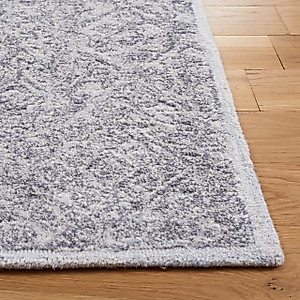 SAFAVIEH Marquee Collection Area Rug - 8' x 10', Grey, Handmade Wool, Ideal for High Traffic Areas in Living Room, Bedroom (MRQ201N)