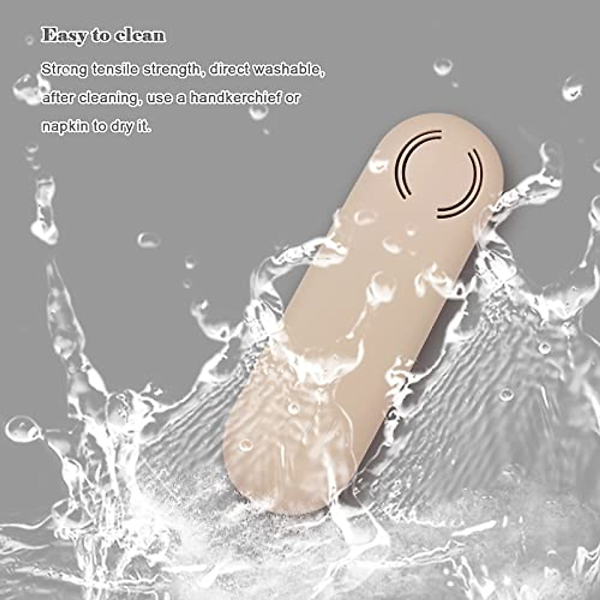 Travel Makeup Brush Holder, Make Up Organizer Bag Case with Magnet Closure, Silicon Portable Cosmetic Brushes Organizer Pouch for Travel (khaki)