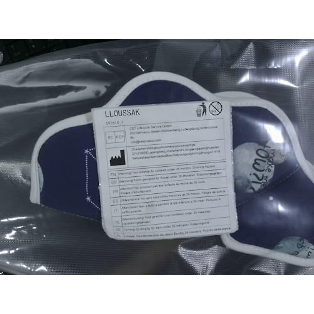 TIESOME Small Cat Cone Collars, Adjustable Kitten Recovery Cone Collar After Surgery Fasteners Collars for Small Cats Protective Cat Recovery E-Collar, 6.3-9inch Neck Diameter(S Size, Constellation)