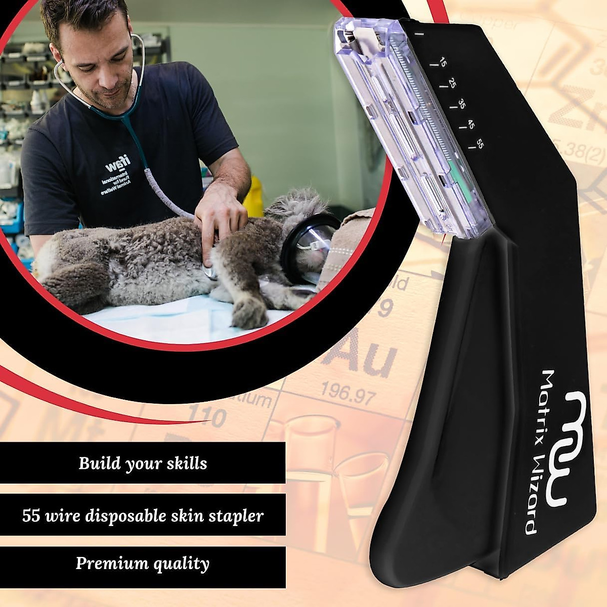 Sutures Thread with Needle Plus Disposable Stapler and Remover Training Tools - First Aid Field Emergency Practice, Trauma Survival Gear, Travel Prepping Practice, Camping Safety Kit