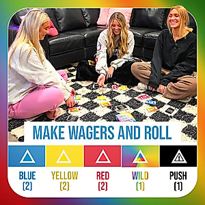 Ok2Win Mixed Doubles Dice and Card Game - Fun and Strategic Gameplay for Ages 6+