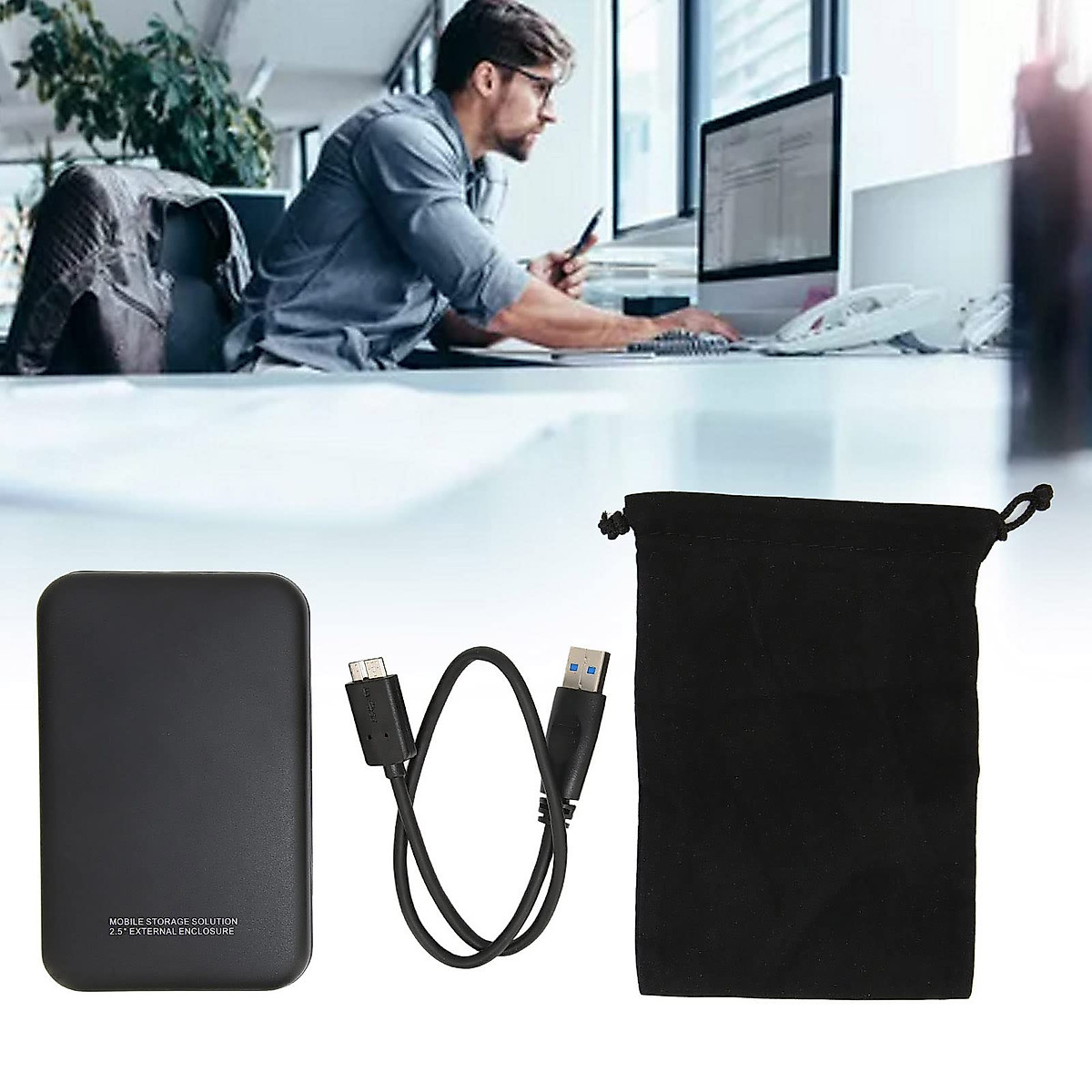 Kafuty-1 External Hard Drive,Portable External Hard Drive HDD USB 3.0,64GB-1TB 2.5 inch External Hard Drive Storage HDD,Plug and Play,for Win 2000 Pro,Win XP,Win Vista,OS X 10.4.8 or Later(64GB)