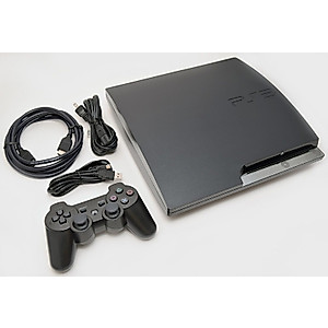 Sony Playstation 3 Slim 320gb Game Console System PS3 Bundle with 3 Games Madden Killzone 2 Metal Gear Solid 4