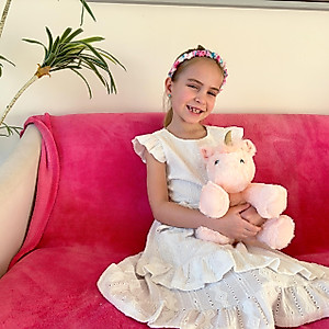 Laila and Lainey Unicorn Plush Stuffed Animal - Unicorn Gifts for Girls Ages 0 1 2 3 4 5 6 7 8 Years