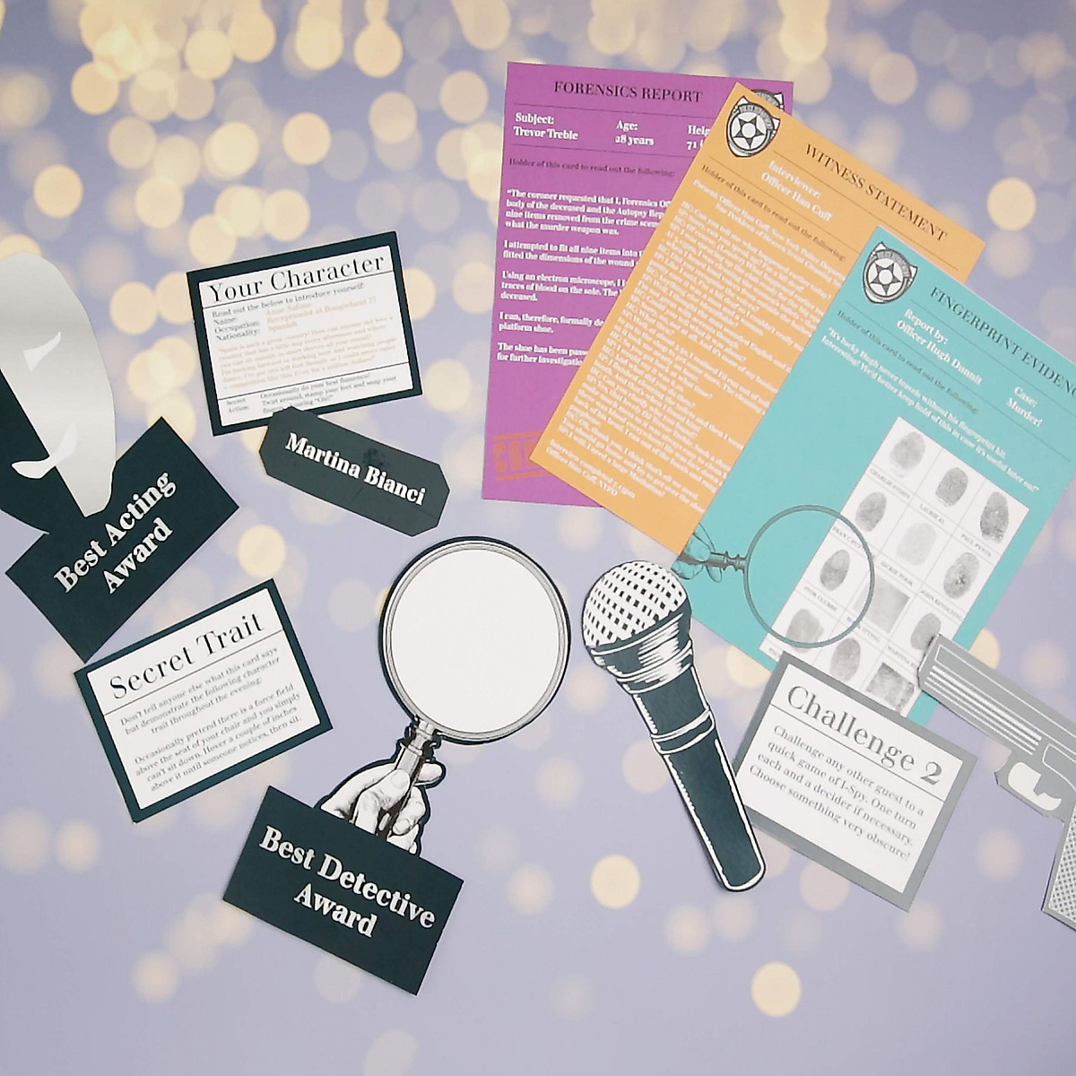 alking Tables Reusable Murder Mystery on The Dancefloor Kit Host Your Own Games Night Nightclub Disco 1970s Themed Dinner Party 3 Alternative Endings Fancy Dress Up Fun After Dinner Parties