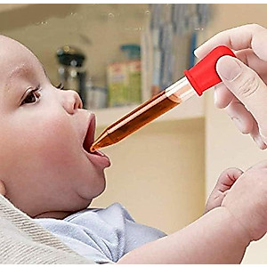 HLLMX 4 PCS Liquid Droppers Silicone and Plastic Pipettes for Kids Candy Mold, Gummy Bear, Gelatin Maker, Oil Science[ The capacity of 5 ml]