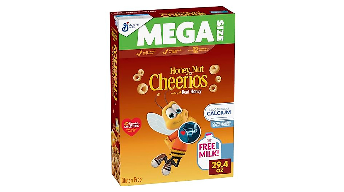 Honey Nut Cheerios Happy Heart Shapes - Mega Size Cereal