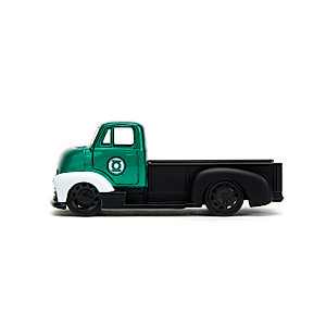 DC Comics 1:32 1952 Chevrolet COE Pickup Die-Cast Car & 1.65" Green Lantern Figure, Toys for Kids and Adults