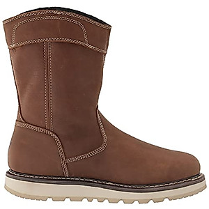 KEEN Utility Men's Work Boots, Belgian/Off White, 13 Wide